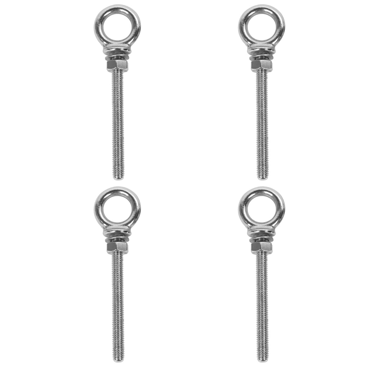Masteelf 4pcs Metal Shoulder Eye Bolts Stainless Steel Eye Shape Screws ...