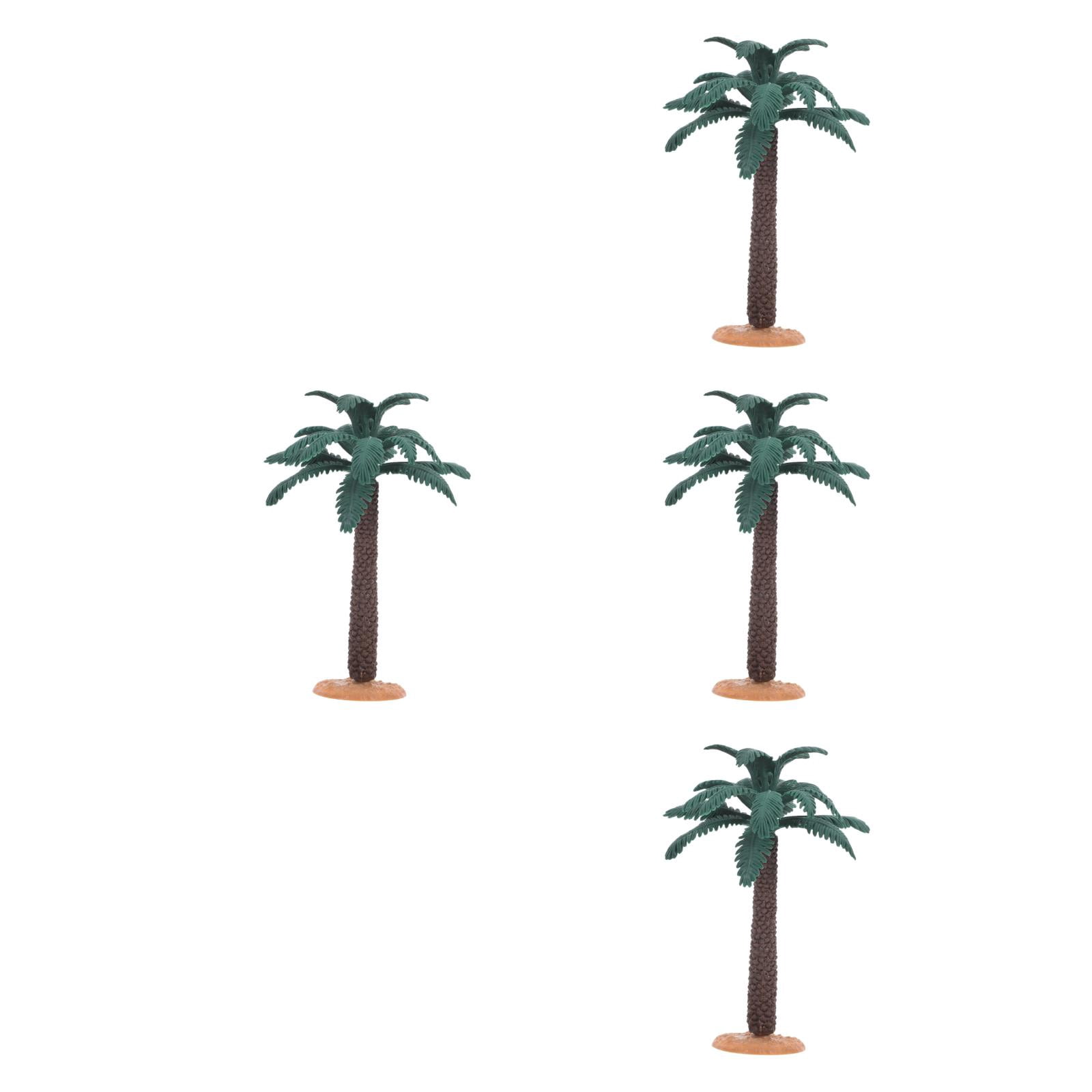 Masteelf 4pcs Miniature Palm Trees Diorama Trees For Crafting Tiny Tree ...