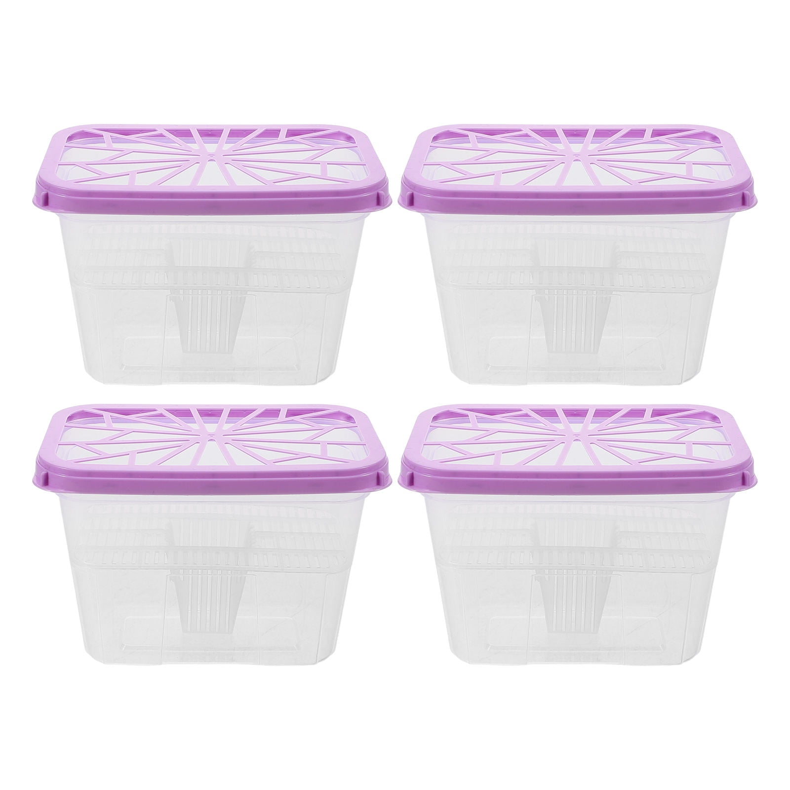 HEATSHAKING dehumidification box Plastic Water Holding Household Users Home Environment 4pcs ...