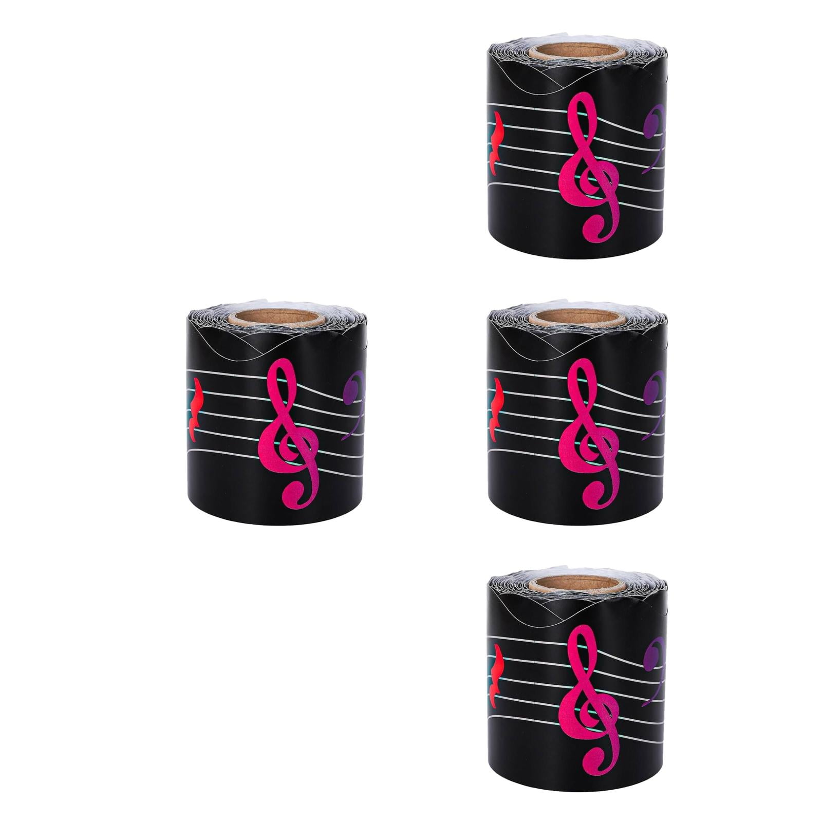 Masteelf 4pcs Music Bulletin Board Border 33ft Musical Notes Bulletin ...