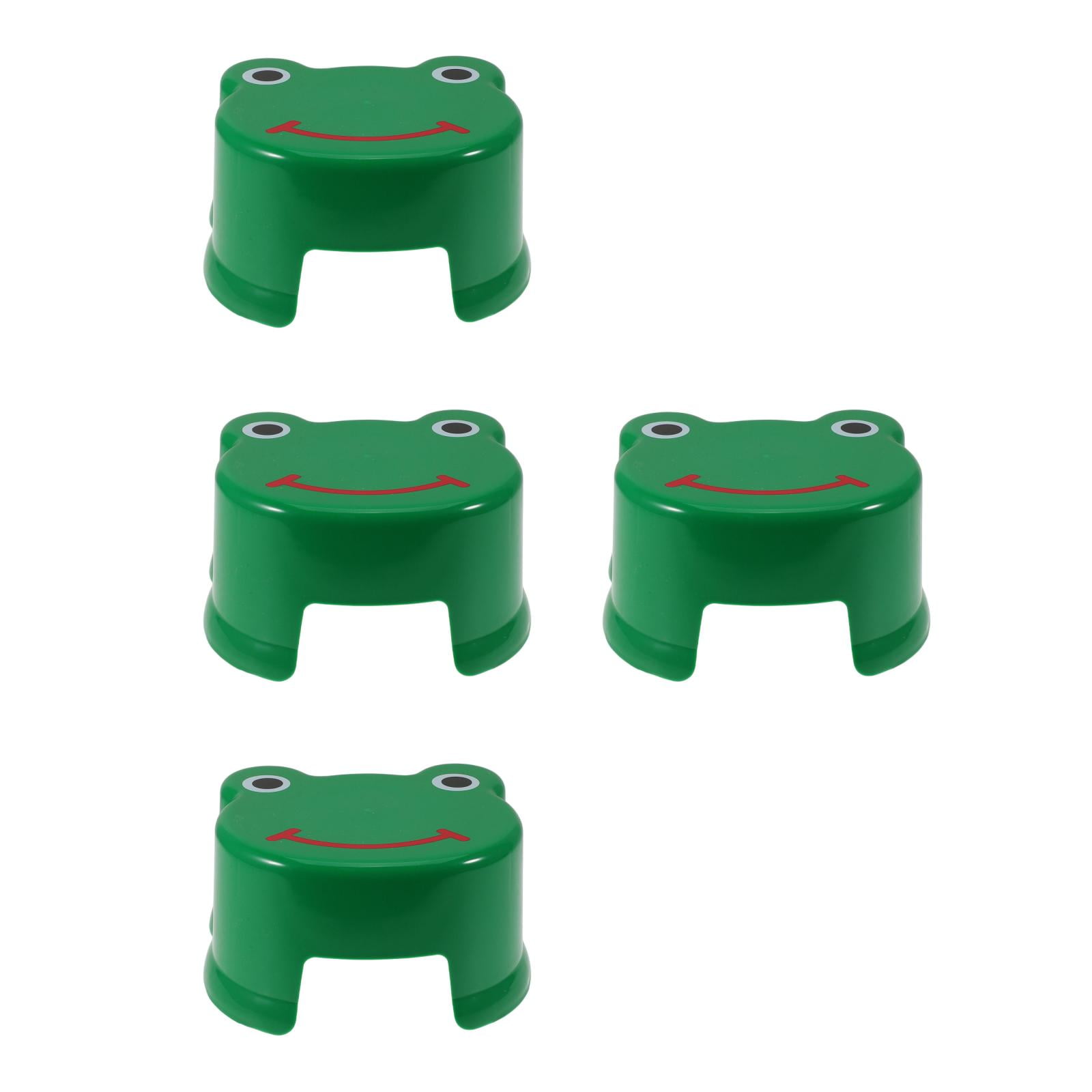 Masteelf 4pcs Non Slip Kids Stool for Bathroom and Toilet Cute Cartoon ...