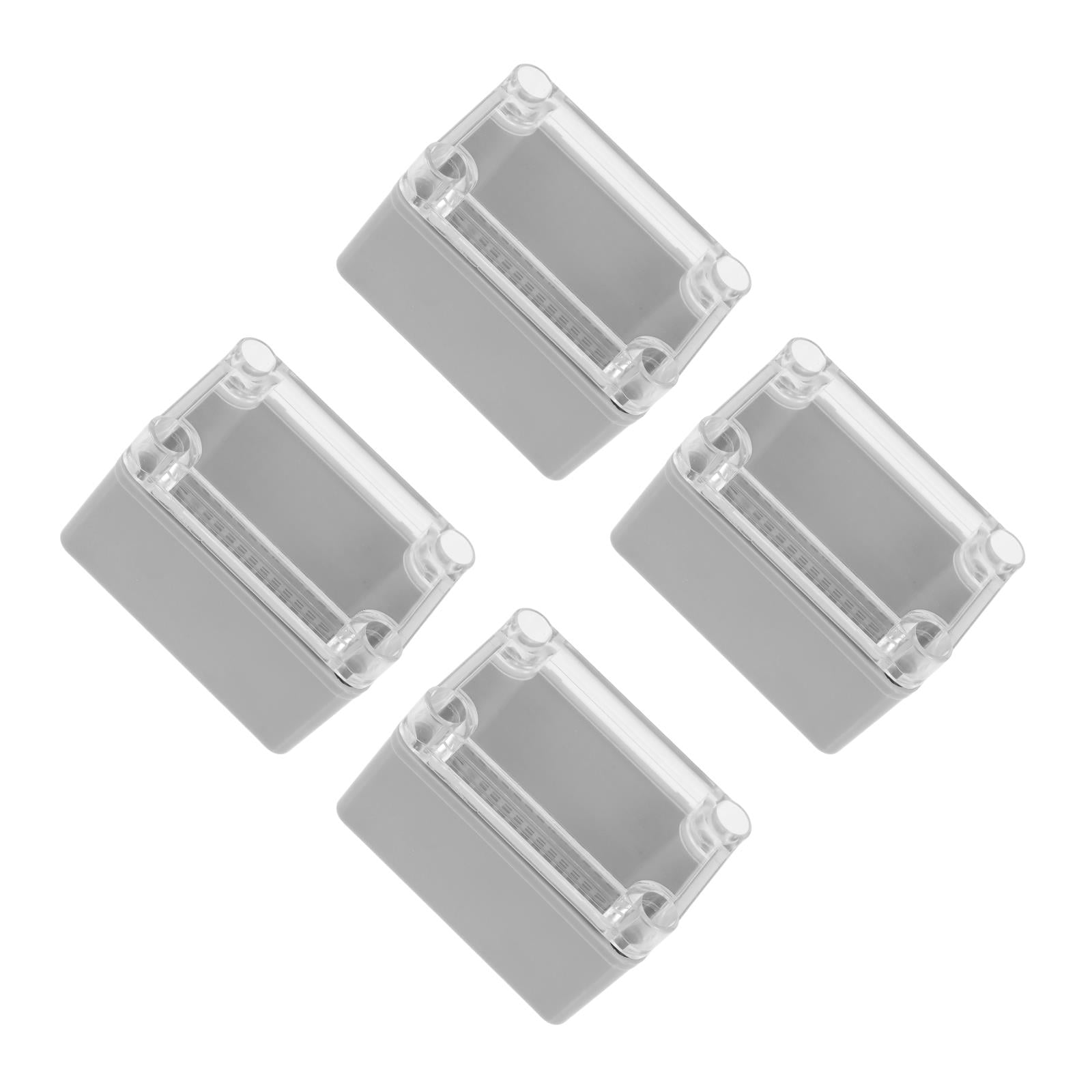 Masteelf 4pcs Outdoor Enclosure Junction Box With Transparent Cover ...