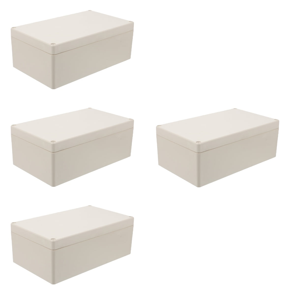 Masteelf 4pcs Outdoor Plastic Water Proof Junction Box Universal ...