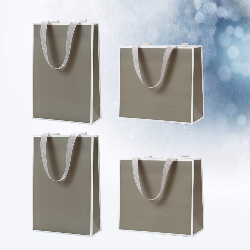 Masteelf 4pcs Paper Bag Gift Bag Jewelry Packaging Sack with Portable ...