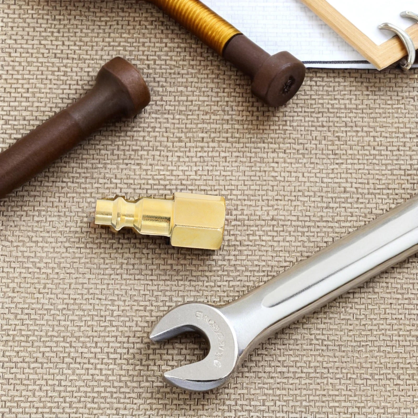 Masteelf 4pcs Pneumatic Quick Connectors For Air Hoses And Compressors ...