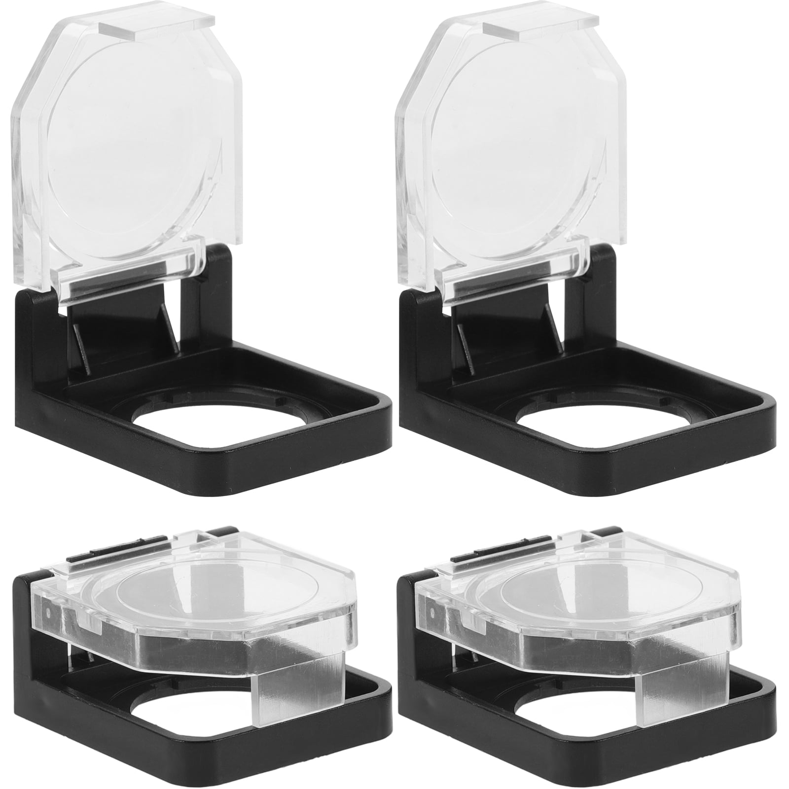 Masteelf 4pcs Push Button Covers Safety Power Button Cover Plastic ...