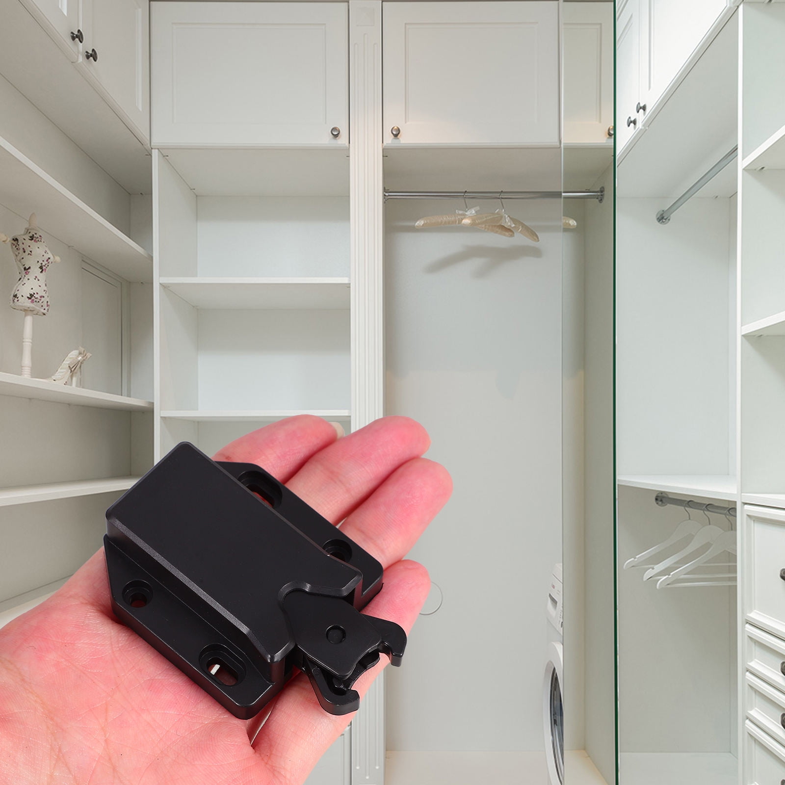 Masteelf 4pcs Rebound Push Latch for Kitchen Cabinets Wardrobes Self ...