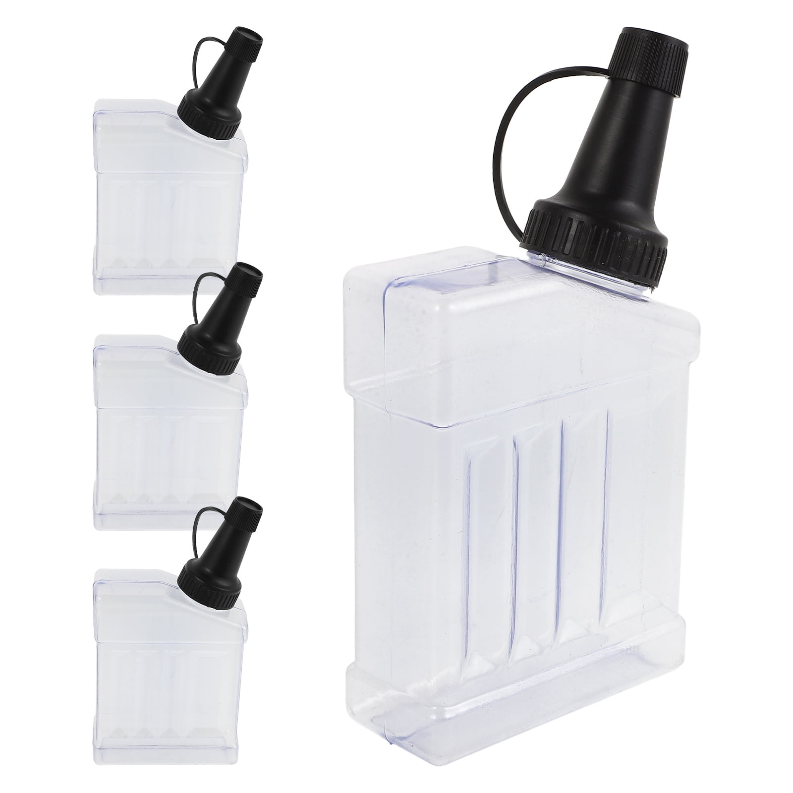 Masteelf 4pcs Refillable Plastic Beads Bottles with Lids Small Packing ...