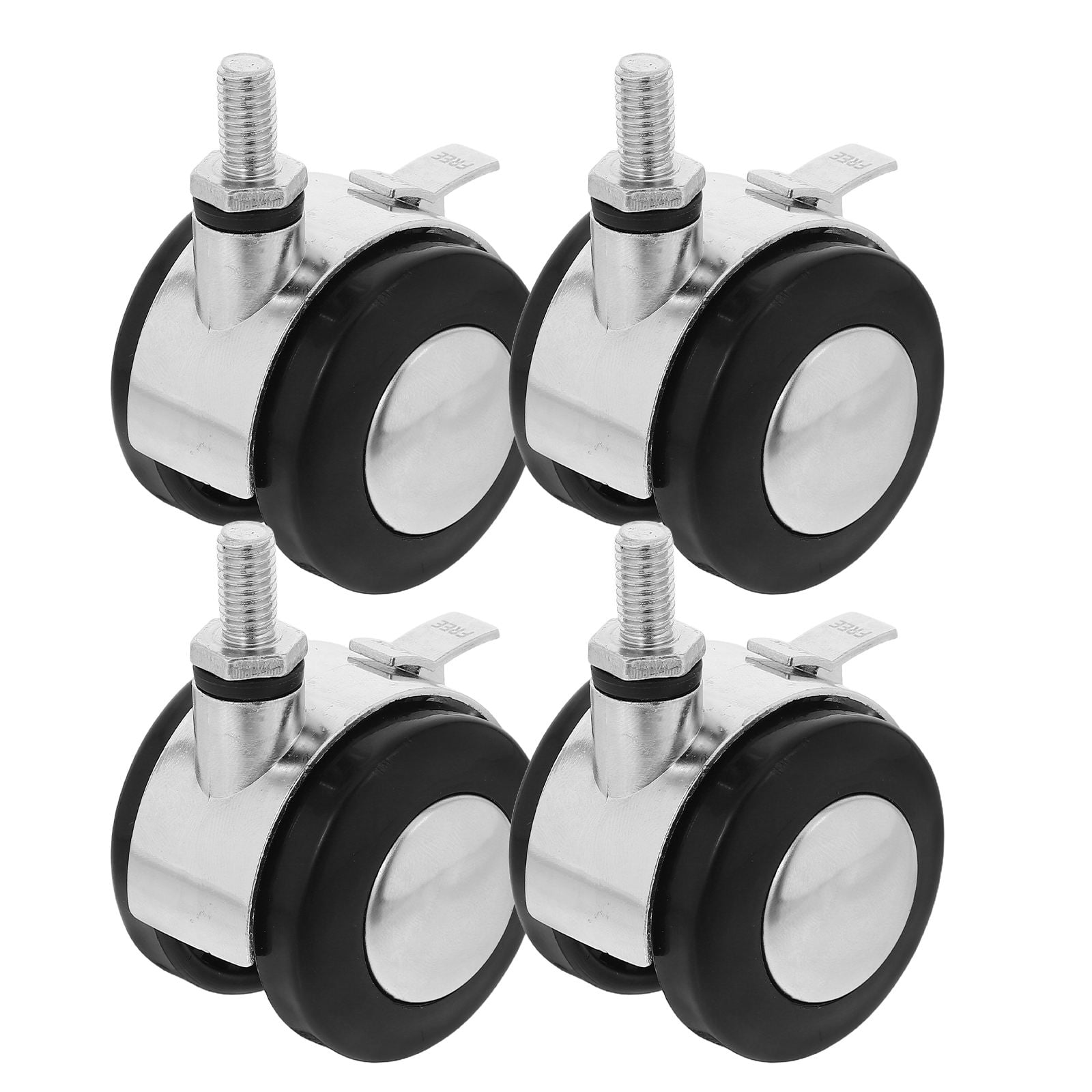 Masteelf 4pcs Replacement Chair Wheels Office Chair Wheels Stem Casters ...