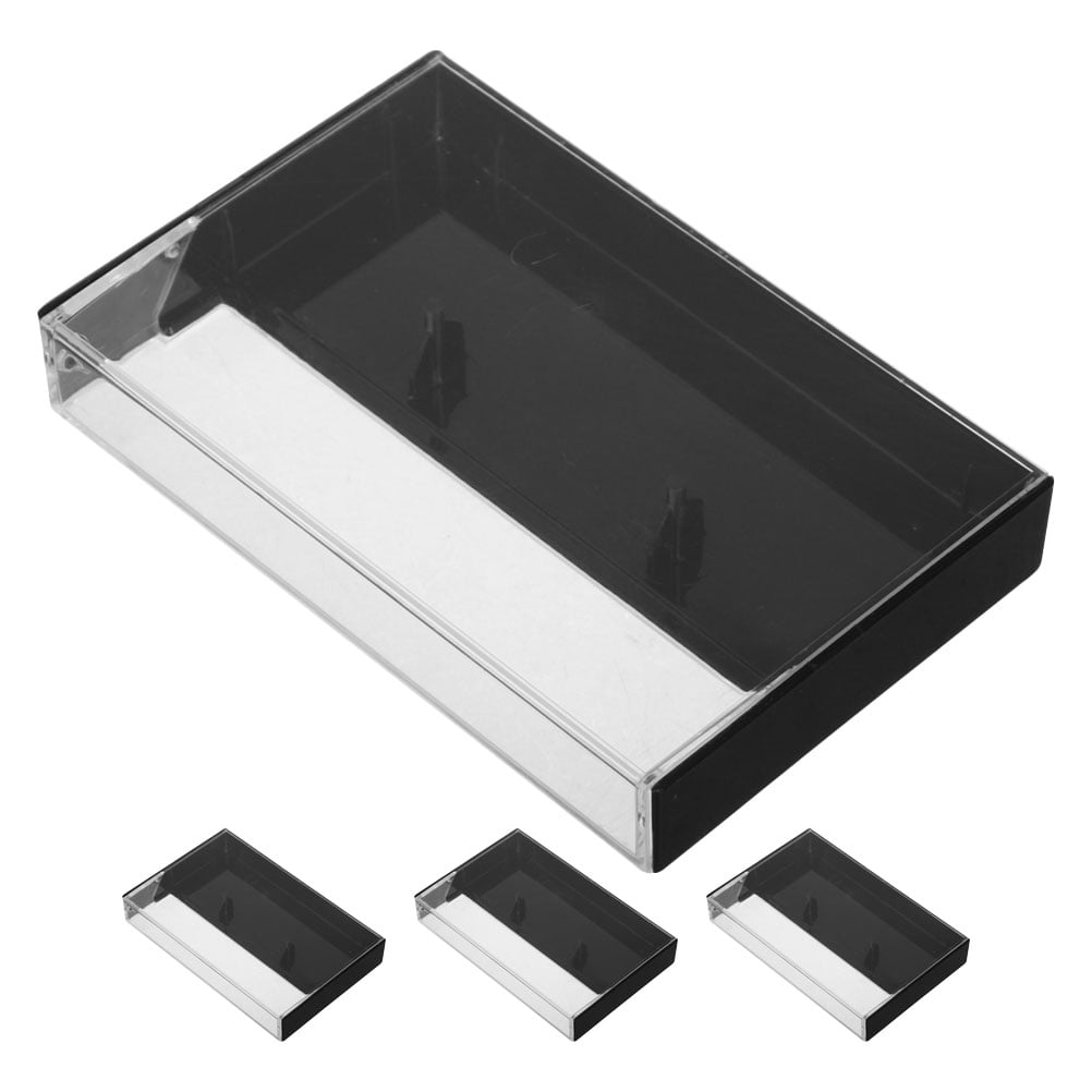 Masteelf 4pcs Retro Cassette Tape Storage Box Multi Purpose Organizer ...