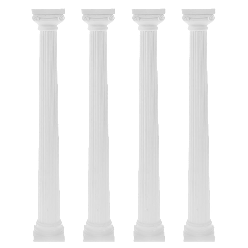 Masteelf 4pcs Roman Pillar Statue Mini Column Photo Prop Sand Table ...
