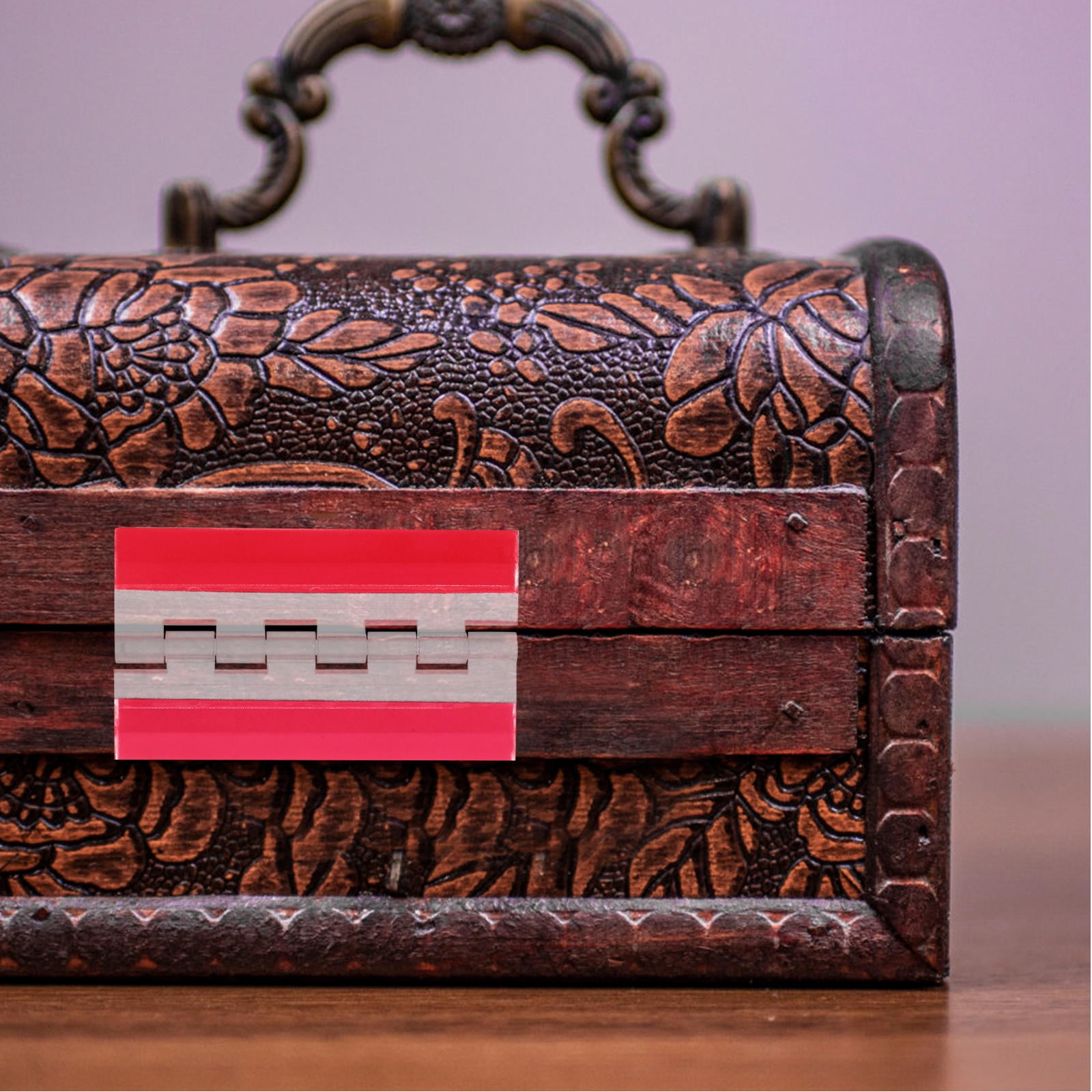 Masteelf 4pcs Self-Adhesive Acrylic Hinges Universal Hinges Transparent ...