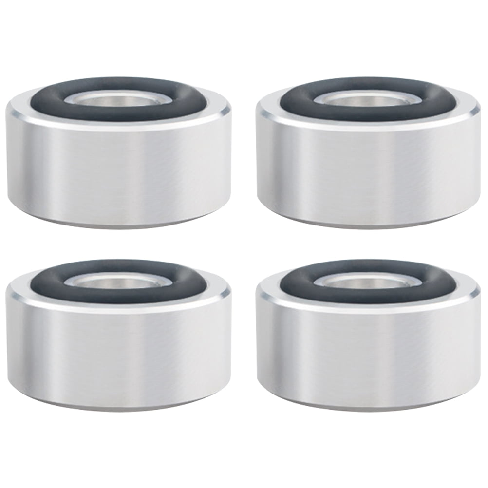 4pcs Silver Aluminum Alloy Speaker I-Solation Feet, Amplifier Speaker ...