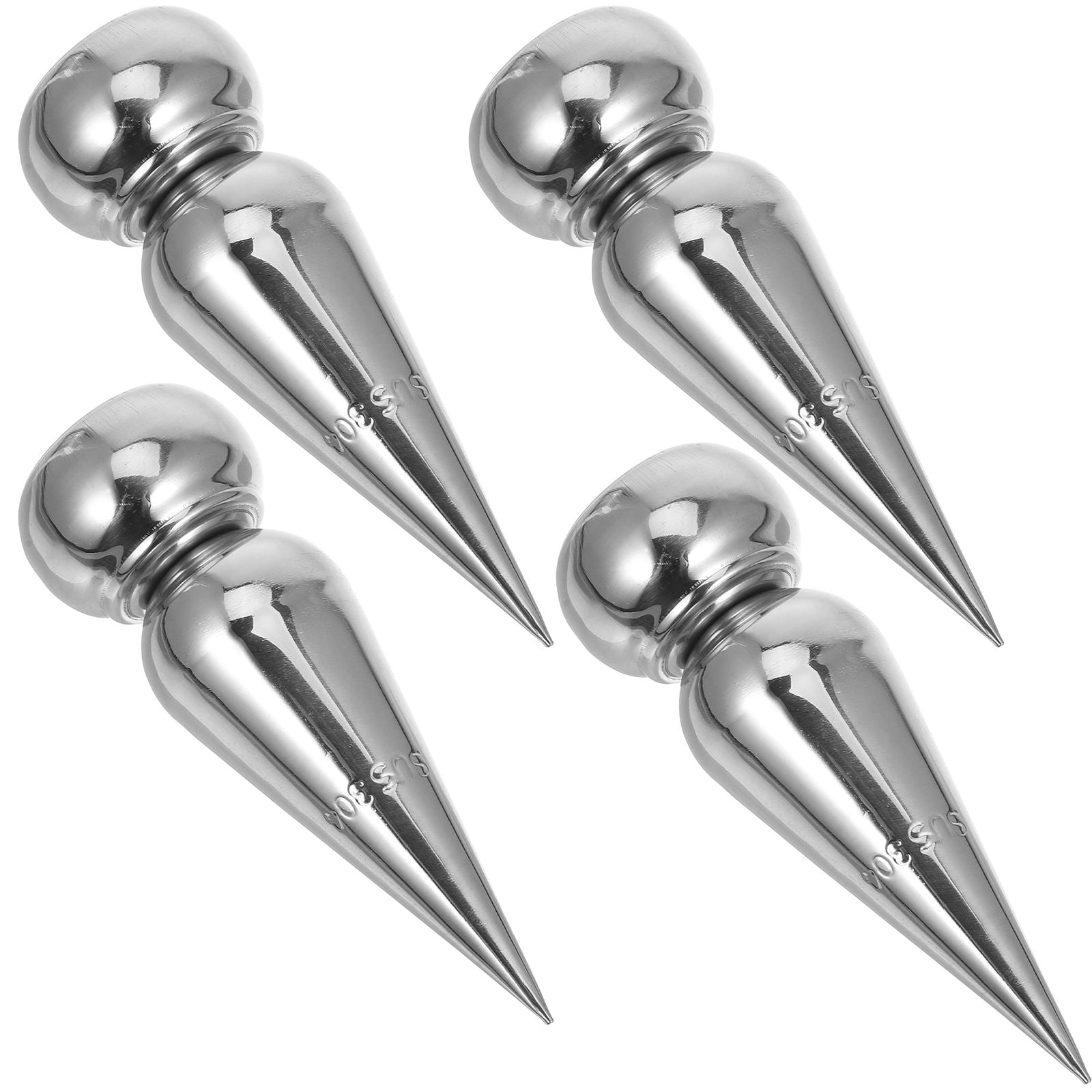 Masteelf 4pcs Stainless Steel Fence Finials Gate Fence Post Finials ...