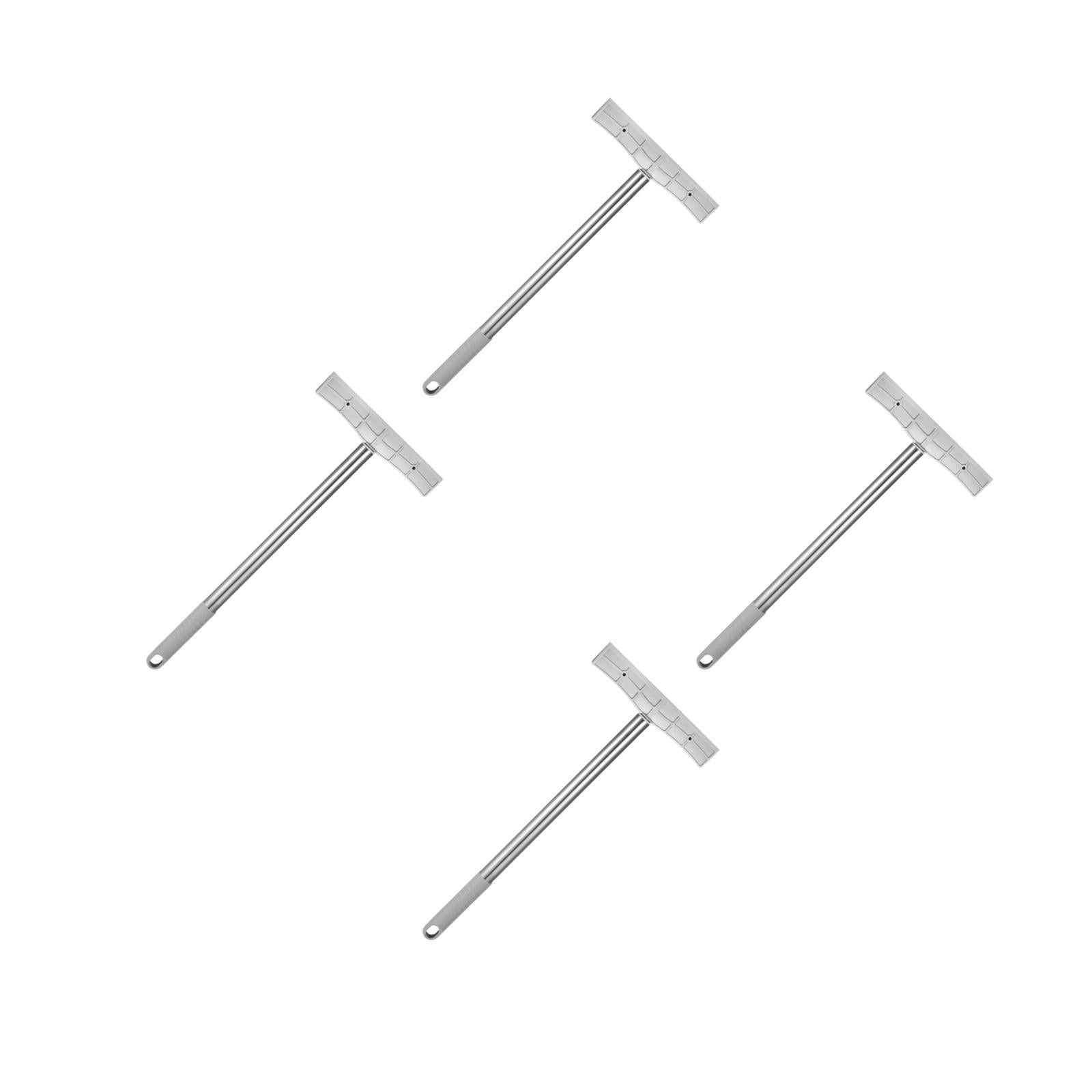 Masteelf 4pcs Stainless Steel Handheld Sign Holder Display Pole Welcome ...