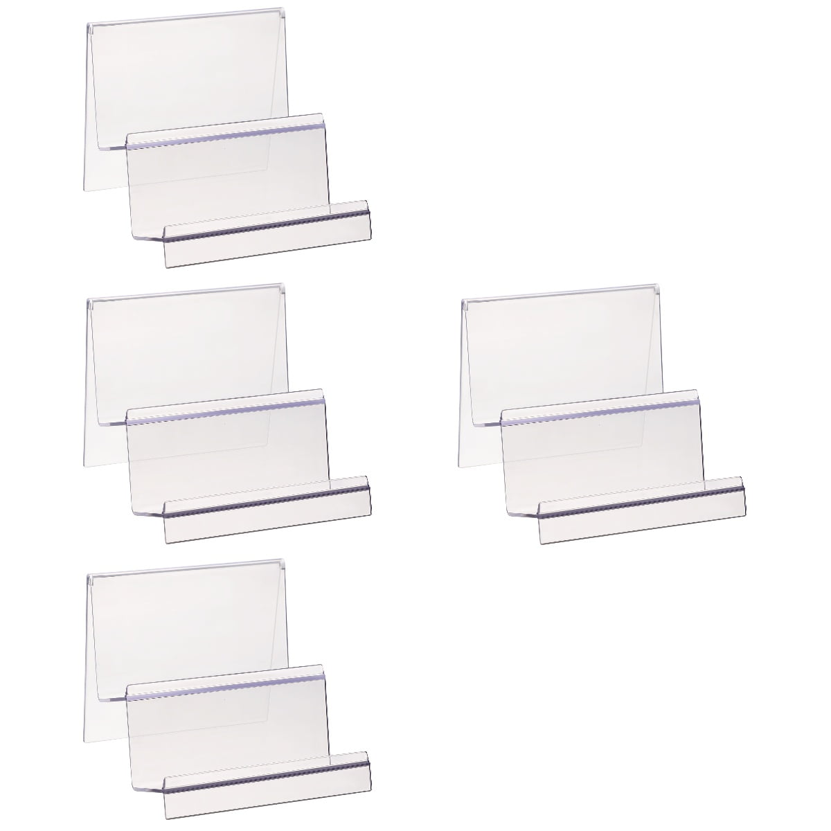 Masteelf 4pcs TOPBATHY 2-Tier Display Stand Acrylic Riser Display Shelf ...