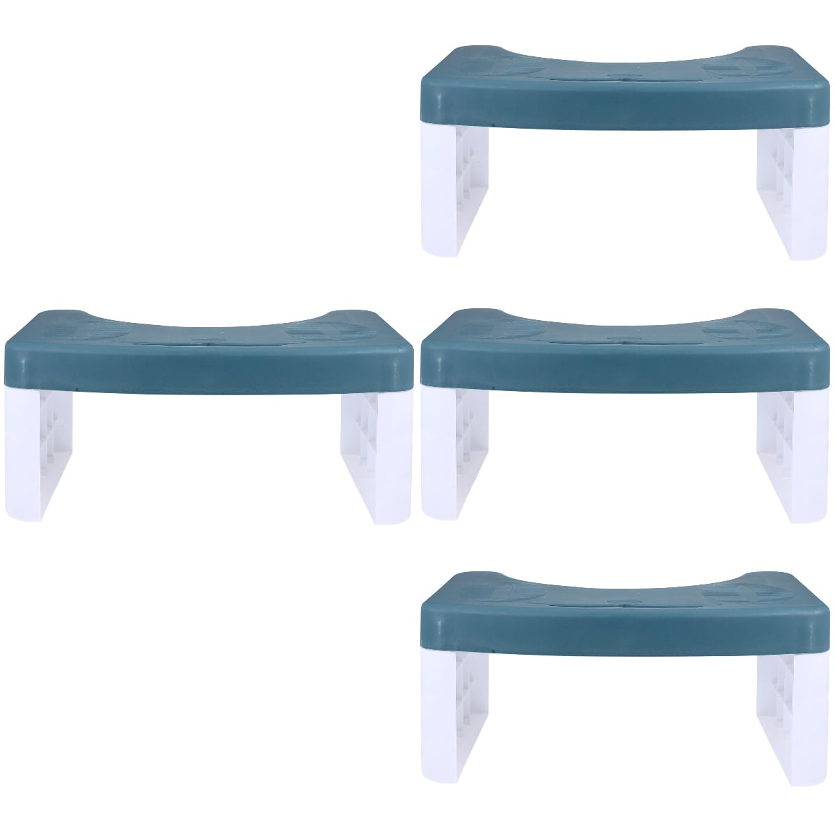 Masteelf 4pcs Toilet Step Stool Squatting Toilet Stool Stable Toilet ...