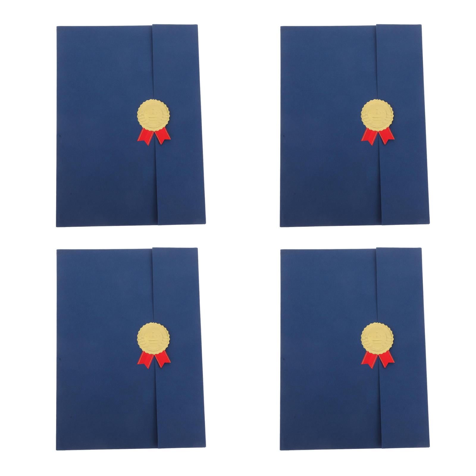 Masteelf 4pcs Tri Fold Certificate Holders Certificate Folders ...