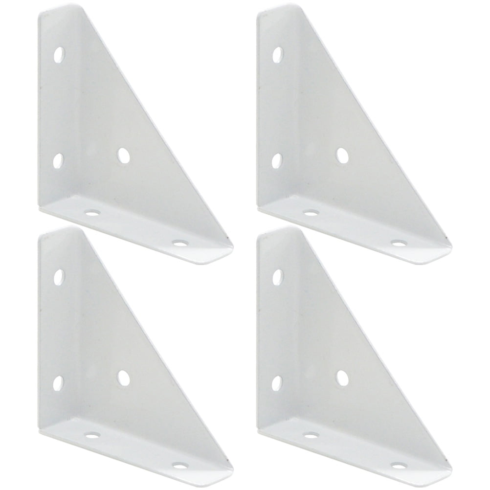 Masteelf 4pcs Triangular Corner Brace Heavy Duty Angle Brackets Corner ...