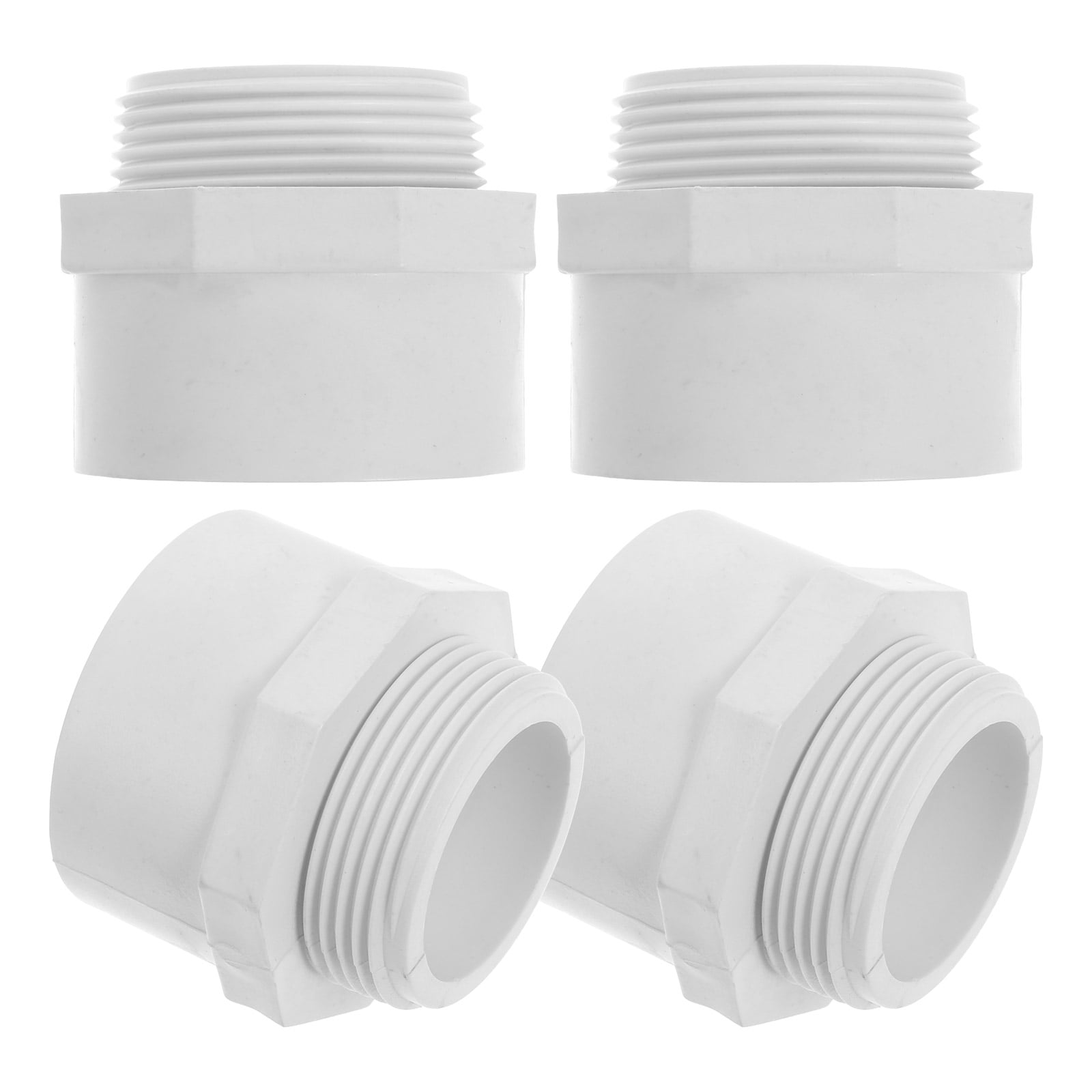 Masteelf 4pcs Water Tube Connector Male Thread Pipe Fitting for Kitchen ...