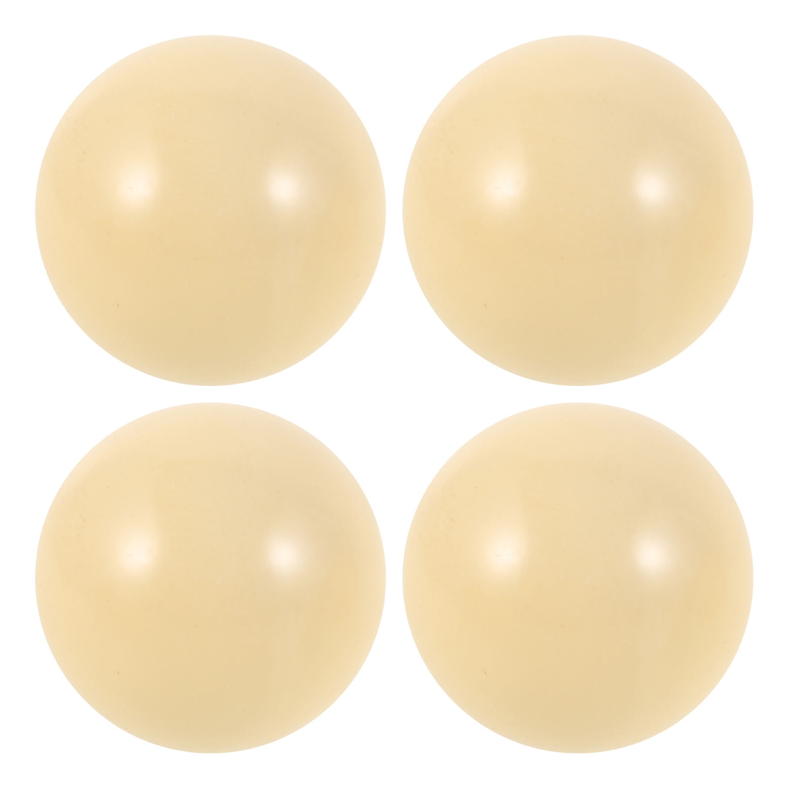 4pcs White Cue Balls for Pool Table 2 Inch Billard Balls for Beginners ...