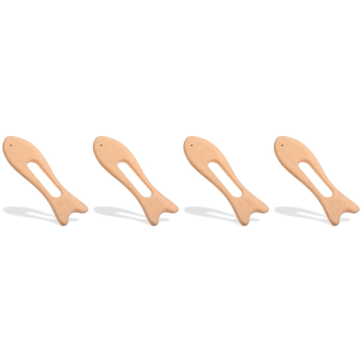 Masteelf 4pcs Wooden Body Scraper Wooden Lymphatic Massager Multi-use ...