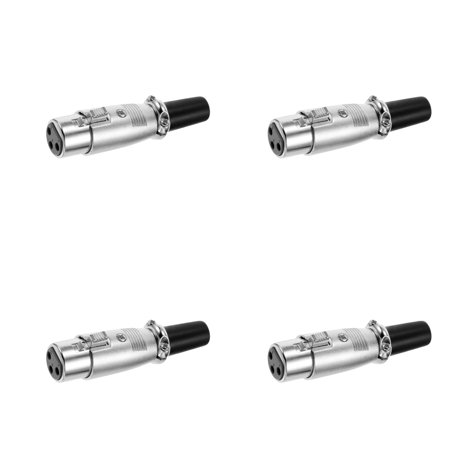 Masteelf 4pcs XLR Terminal Connector Microphones Balanced XLR Cable ...