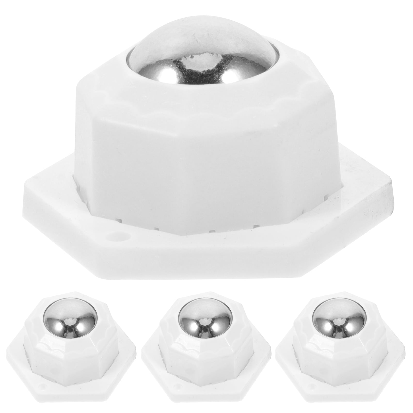 Masteelf 4pcssmall Wheels Sticky Pulley 360 Degree Wheels Furniture ...