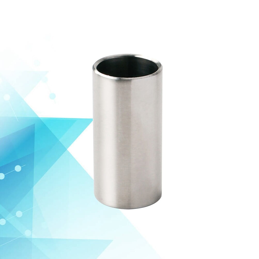Masteelf 5.1cm Stainless Steel Guitar Slides Plated Bass Finger Slides ...