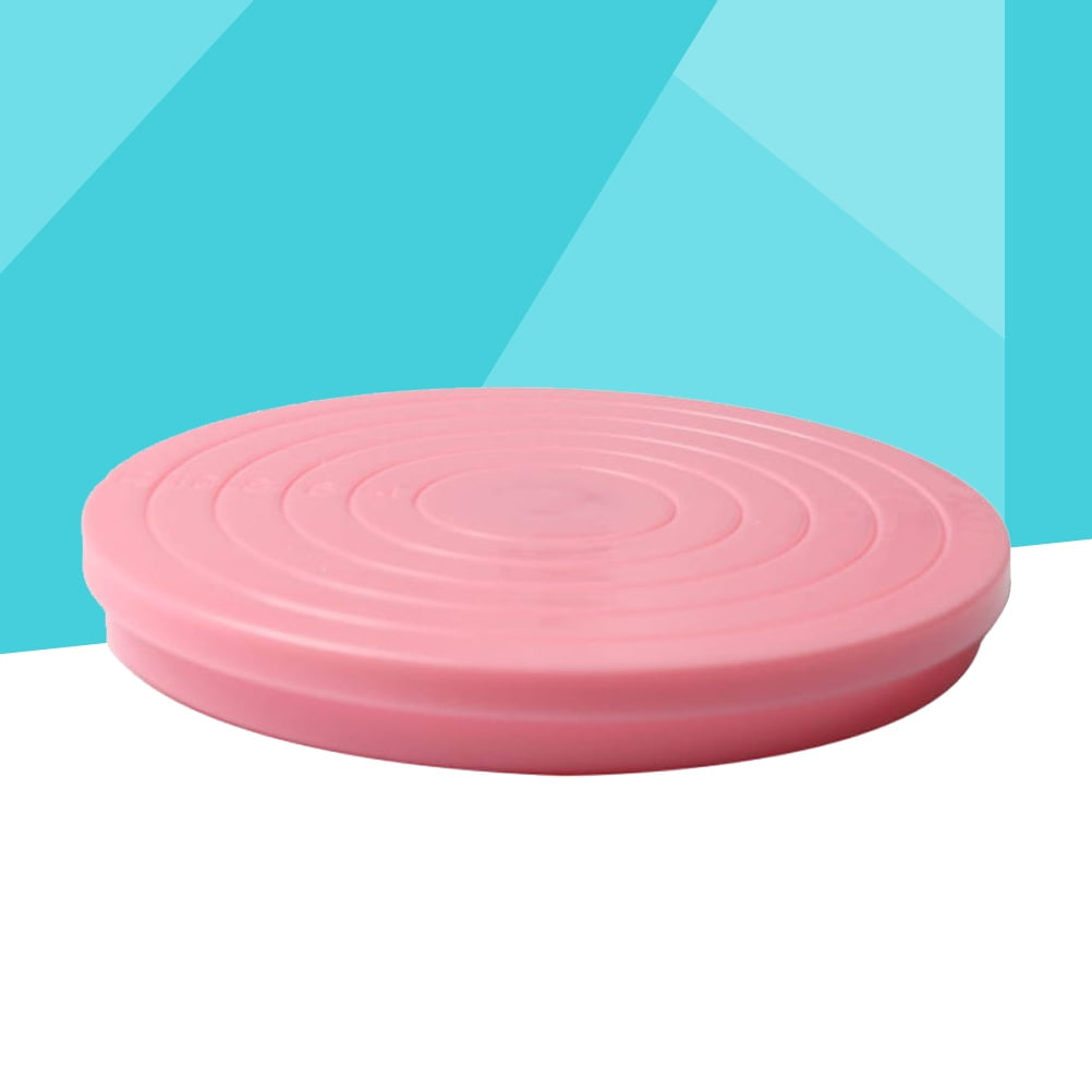 Masteelf Pink Cake Turntable with Non-slip Surface and 360° Rotating ...