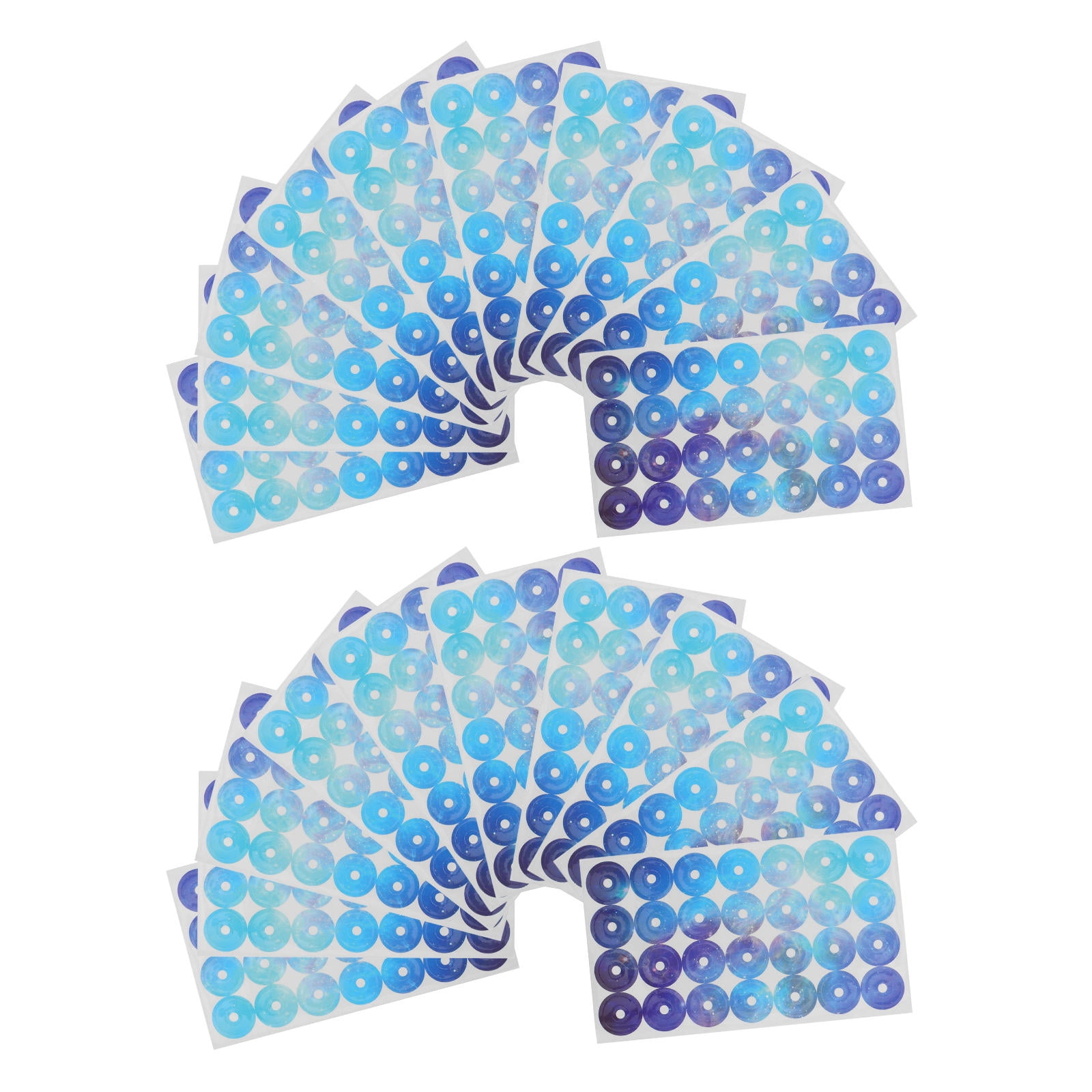 Masteelf 5 Bags Binder Reinforcement Stickers Hole Punch Protector Blue ...