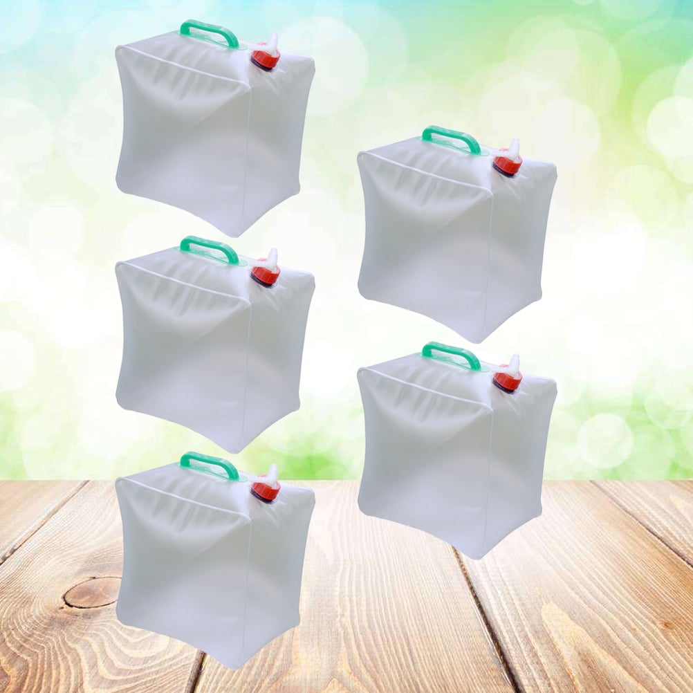 Masteelf 5 PCS Portable Water Bag Space-saving Container Picnic ...