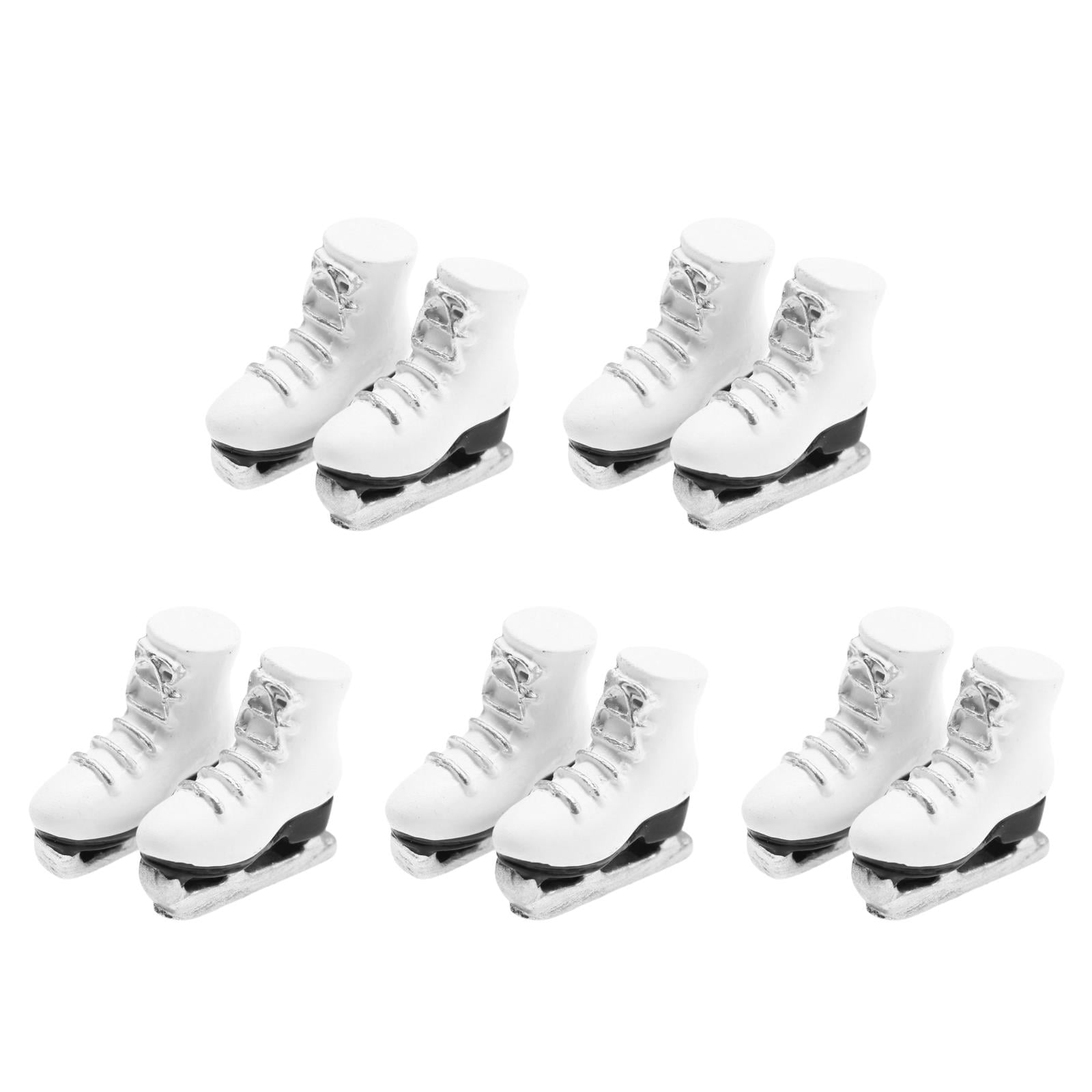 Masteelf 5 Pairs Decorative Miniature Ice Skate For Dolls Diy Craft ...