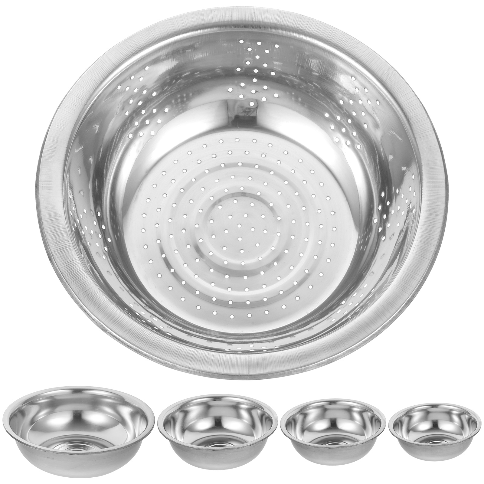 Masteelf 5 Pcs 5-piece Vegetable Washing Basket Rice Washer Strainer ...