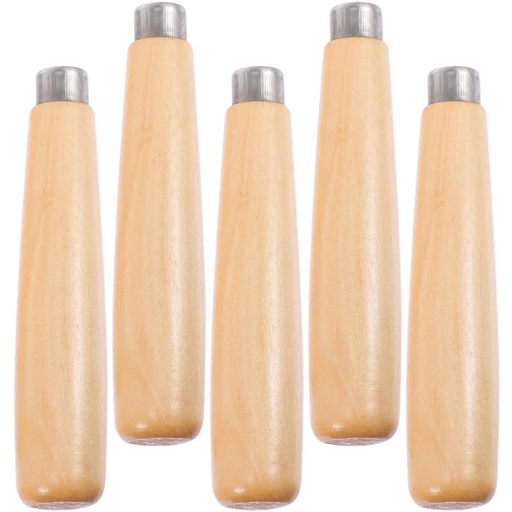 Masteelf 5 Pcs File Handle Grip Wooden Rasp Handle Sturdy File Handle 9 ...