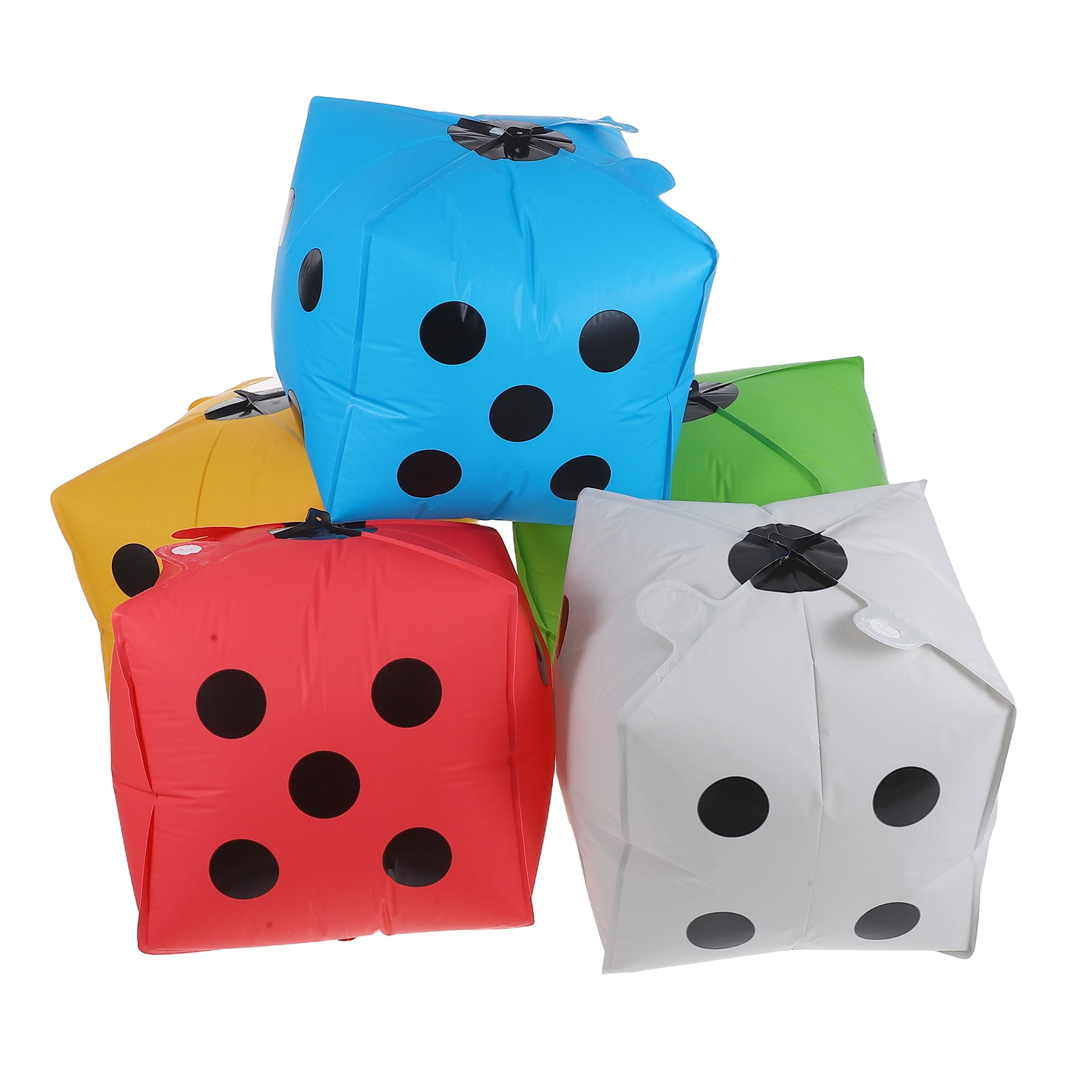 5pcs Aluminum Foil Cube Balloons for Reusable Assorted Color Helium ...