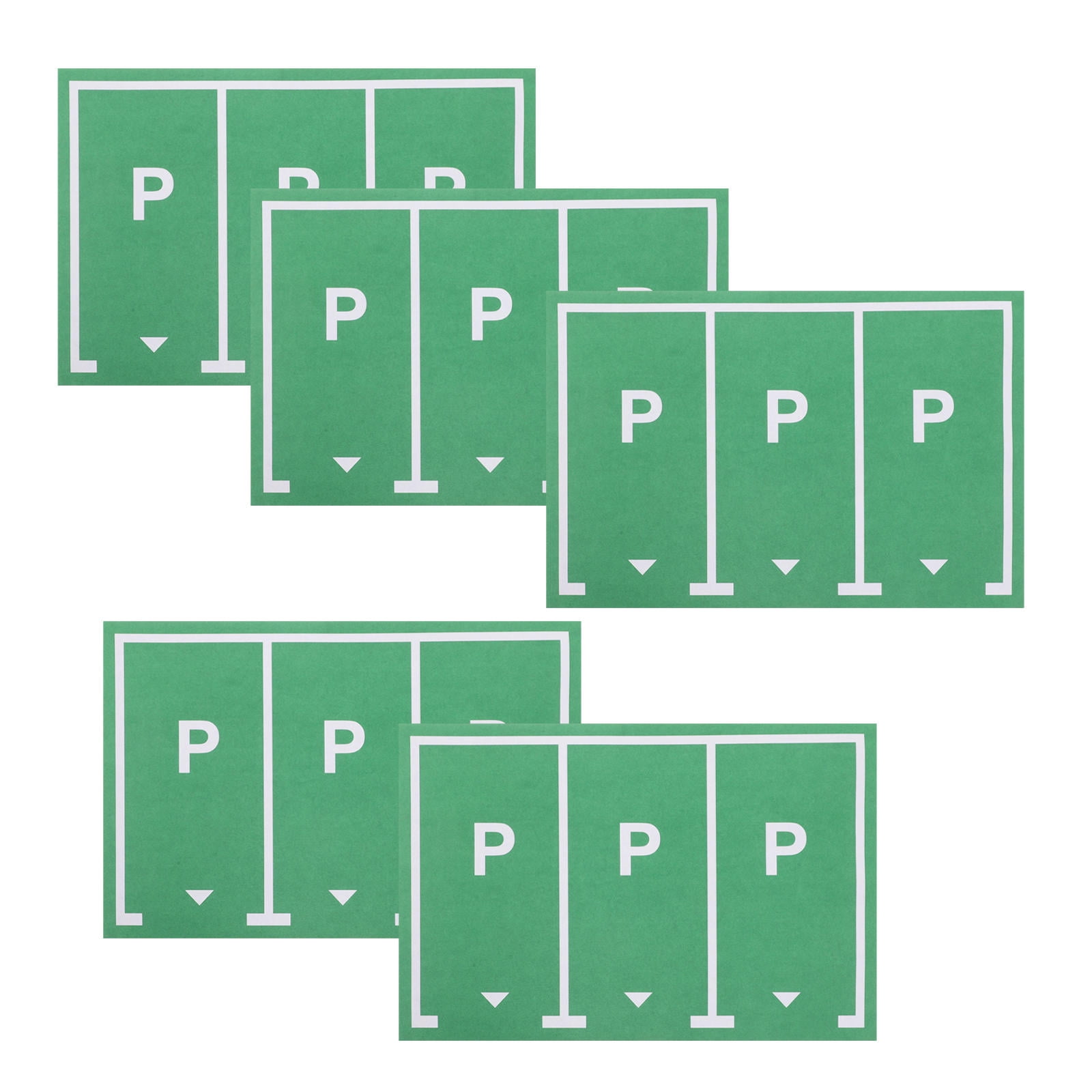 Masteelf 5 Pcs Transport Wall Decals Toy Racing Car Parking Space ...