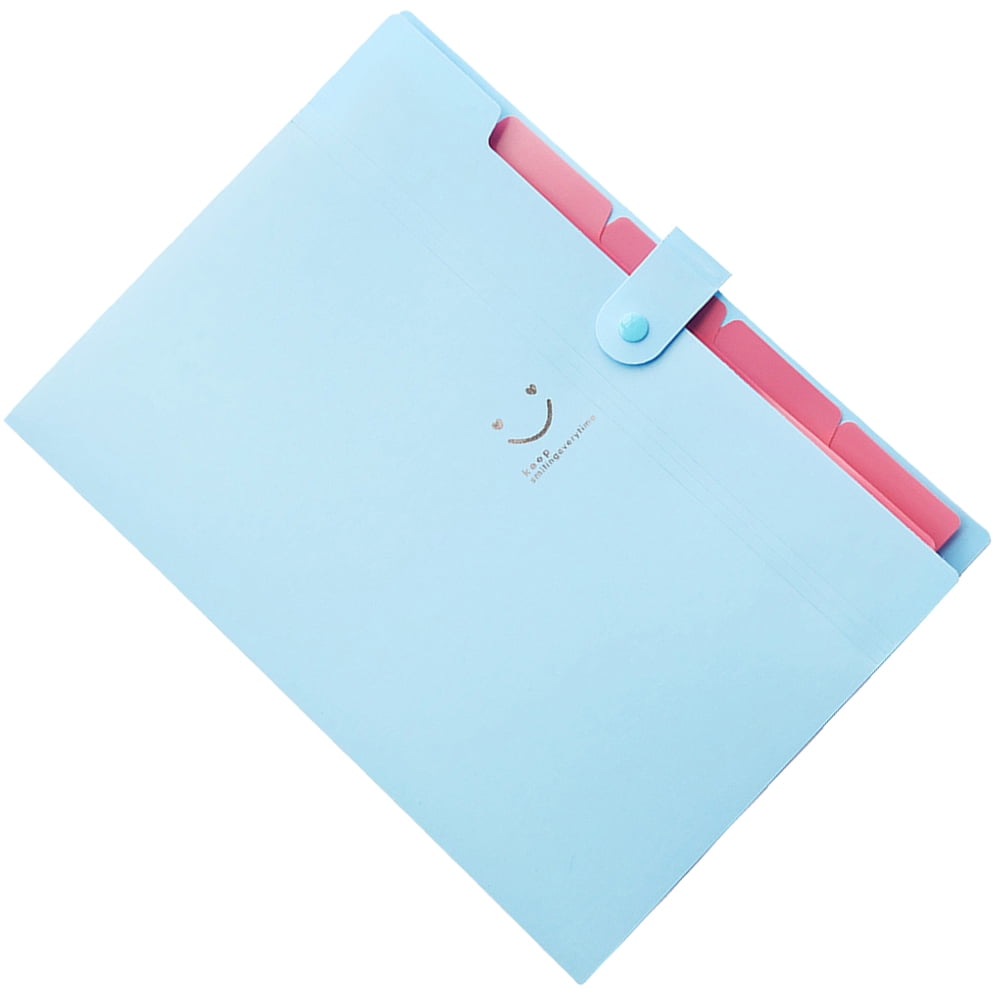 Masteelf 5 Pockets Face Folder Expandable with Dividers Document File ...