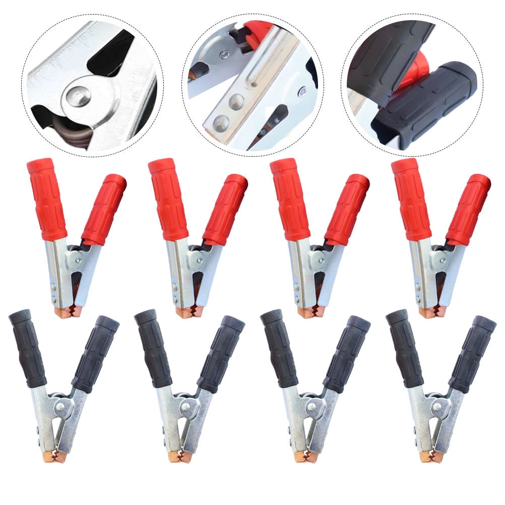 Masteelf 5 Sets/10pcs Alligator Test Clamp Spring Clip Battery Clamps ...
