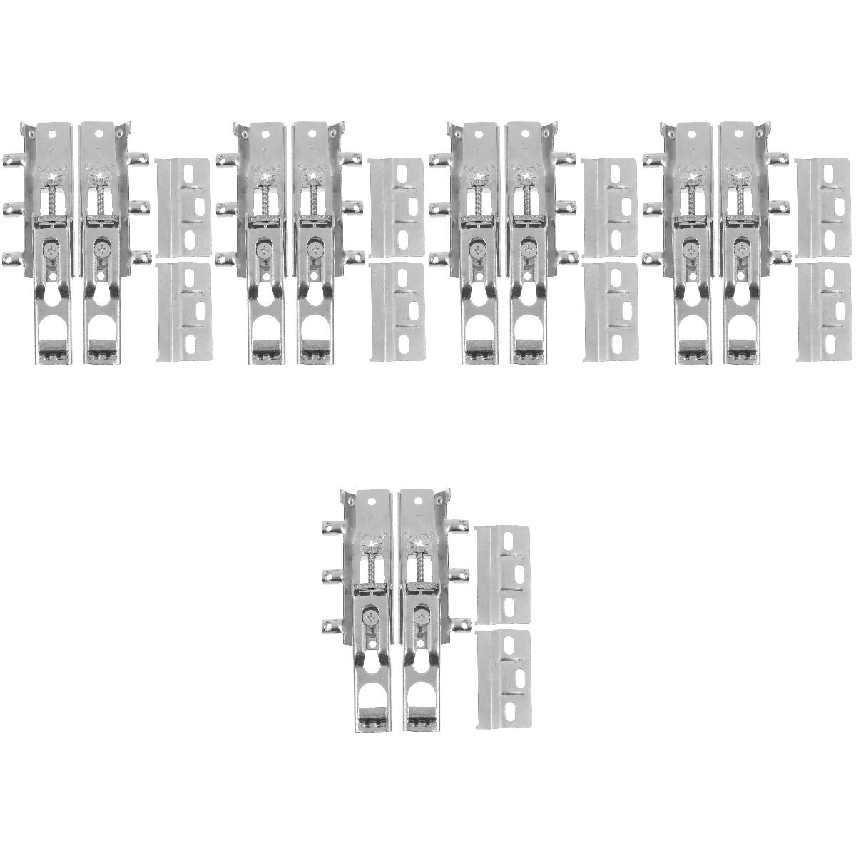 Masteelf 5 Sets Cabinet Hinge Cold Rolled Steel Cabinet Hanging ...