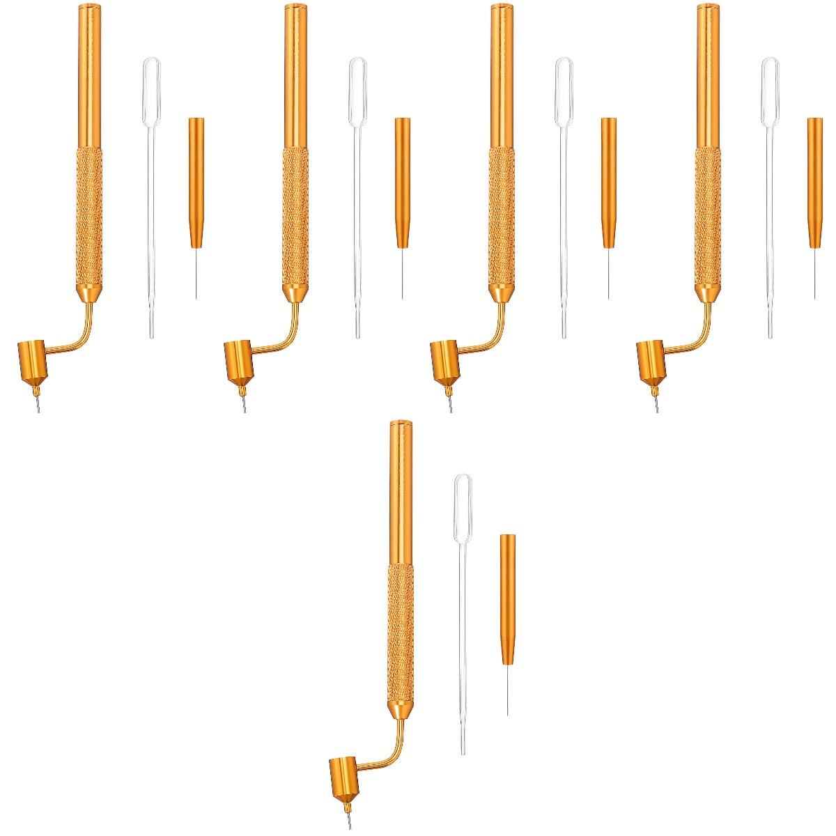 WRITWAA Fine Line Fluid Pen 5Sets for Car Scratch Repair Assorted Color ...