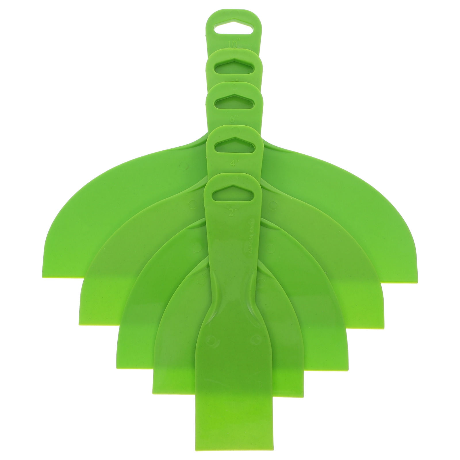 Masteelf 5 Sets Flexible Plastic Putty Knives Set Wallpaper Removal ...