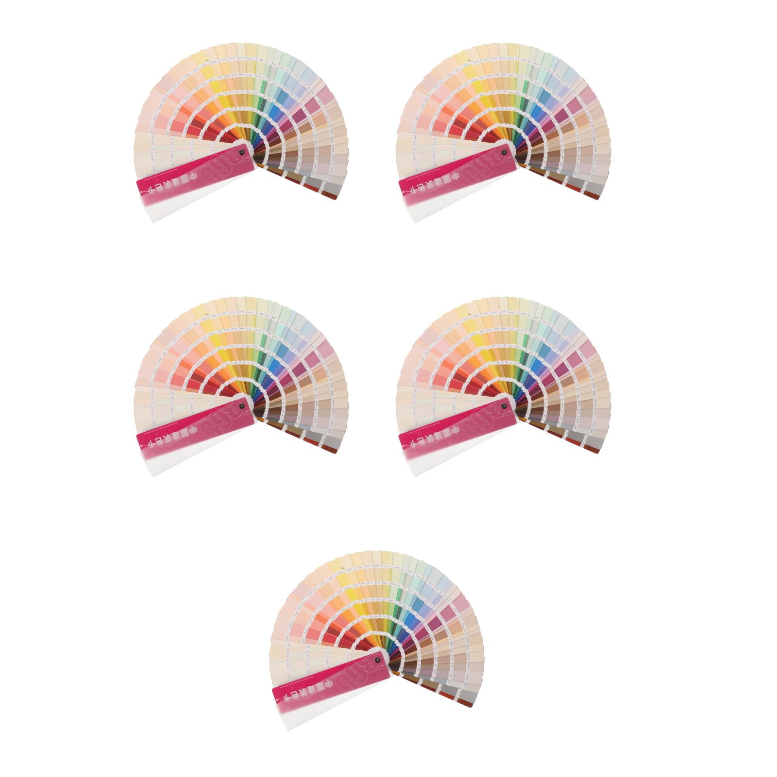 Masteelf 5 Sets Paint Sample Cards Paint Color Cards Standard Color ...