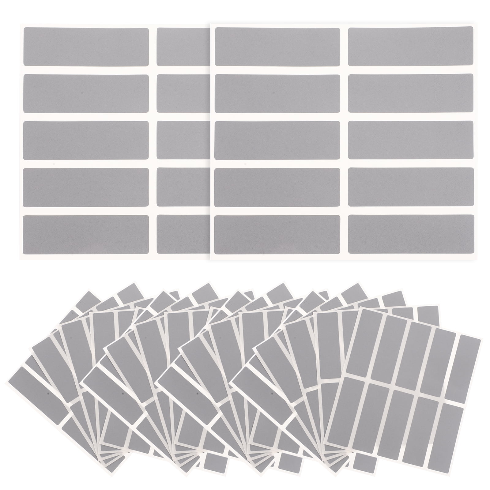 Masteelf 5 Sets Scratch Off Stickers Labels Rectangle Self-Adhesive ...