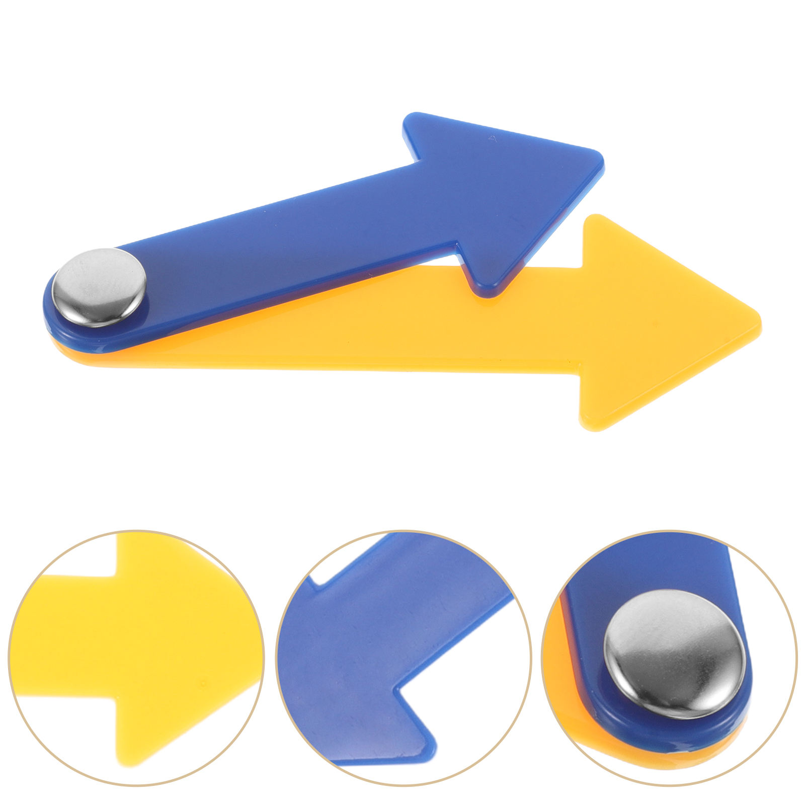 Masteelf 5 Sets Yellow Blue Plastic Hands Clock School Clock for ...