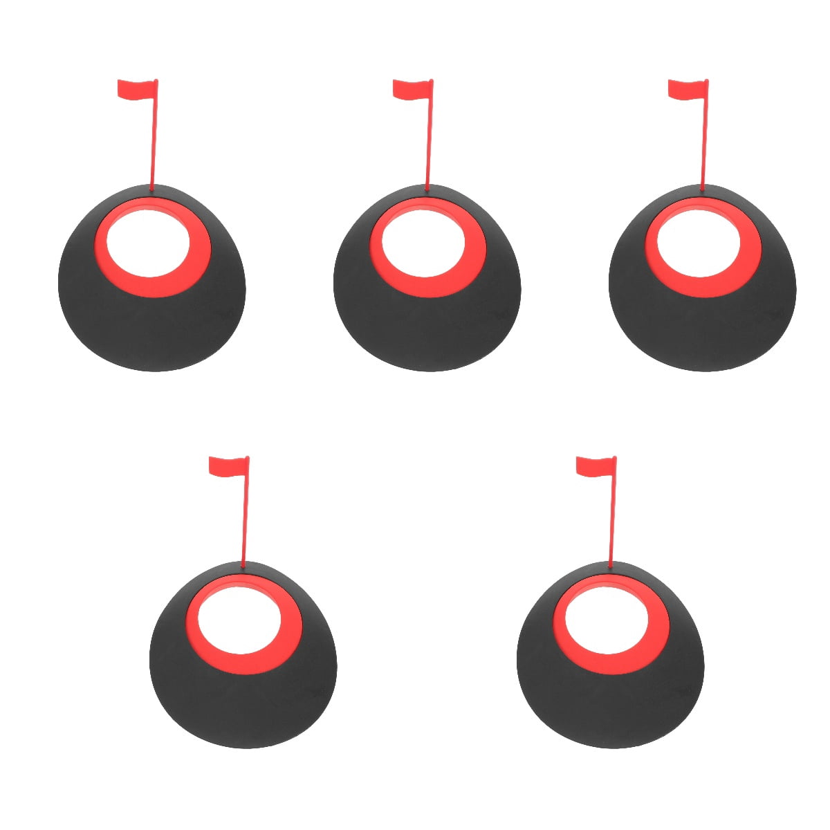 Masteelf 5 Sets of Putting Hole Cup Ring Golf Hole Cup Ring Putting ...
