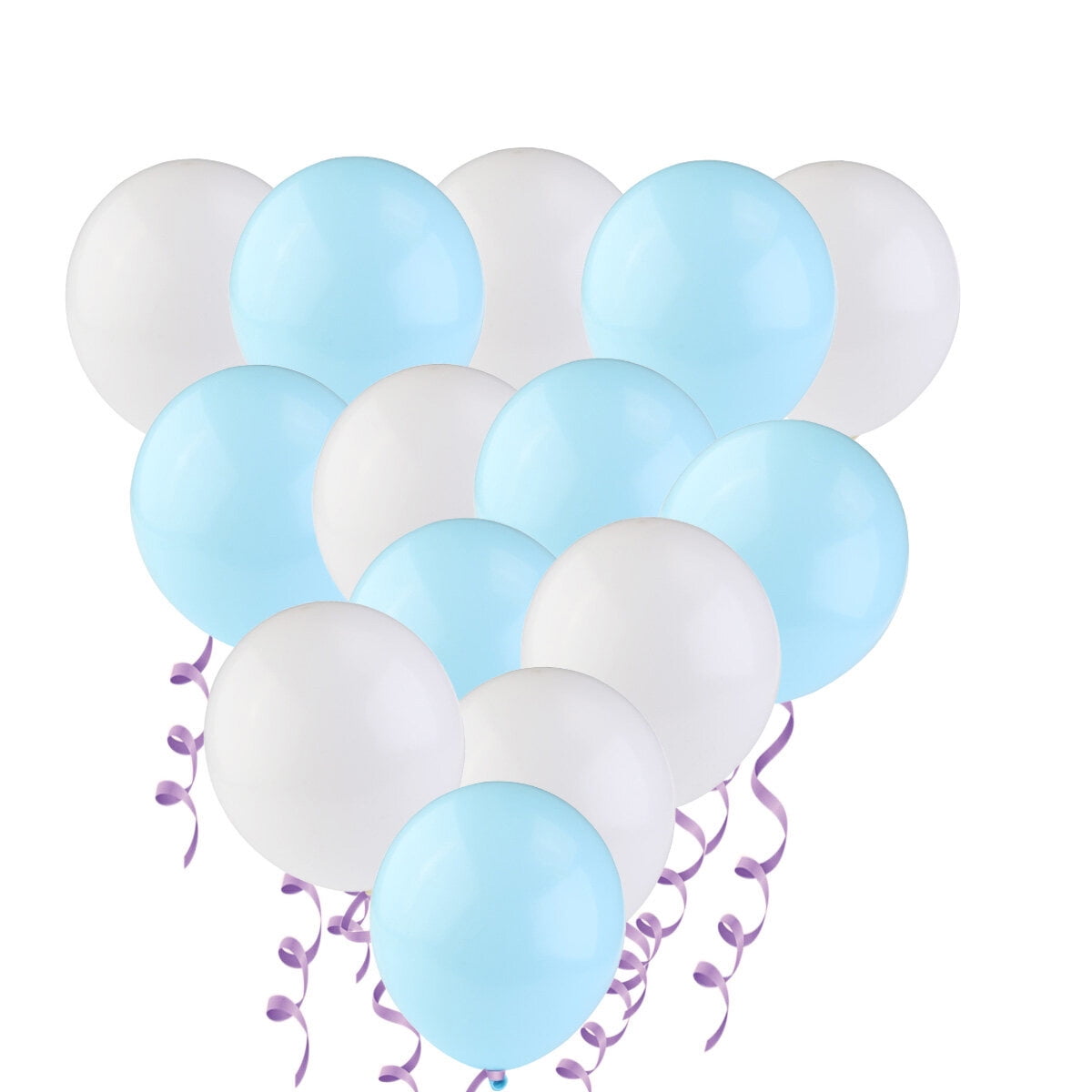 Masteelf 50 Metallic Light Blue Balloons Party for Decoration Birthday ...