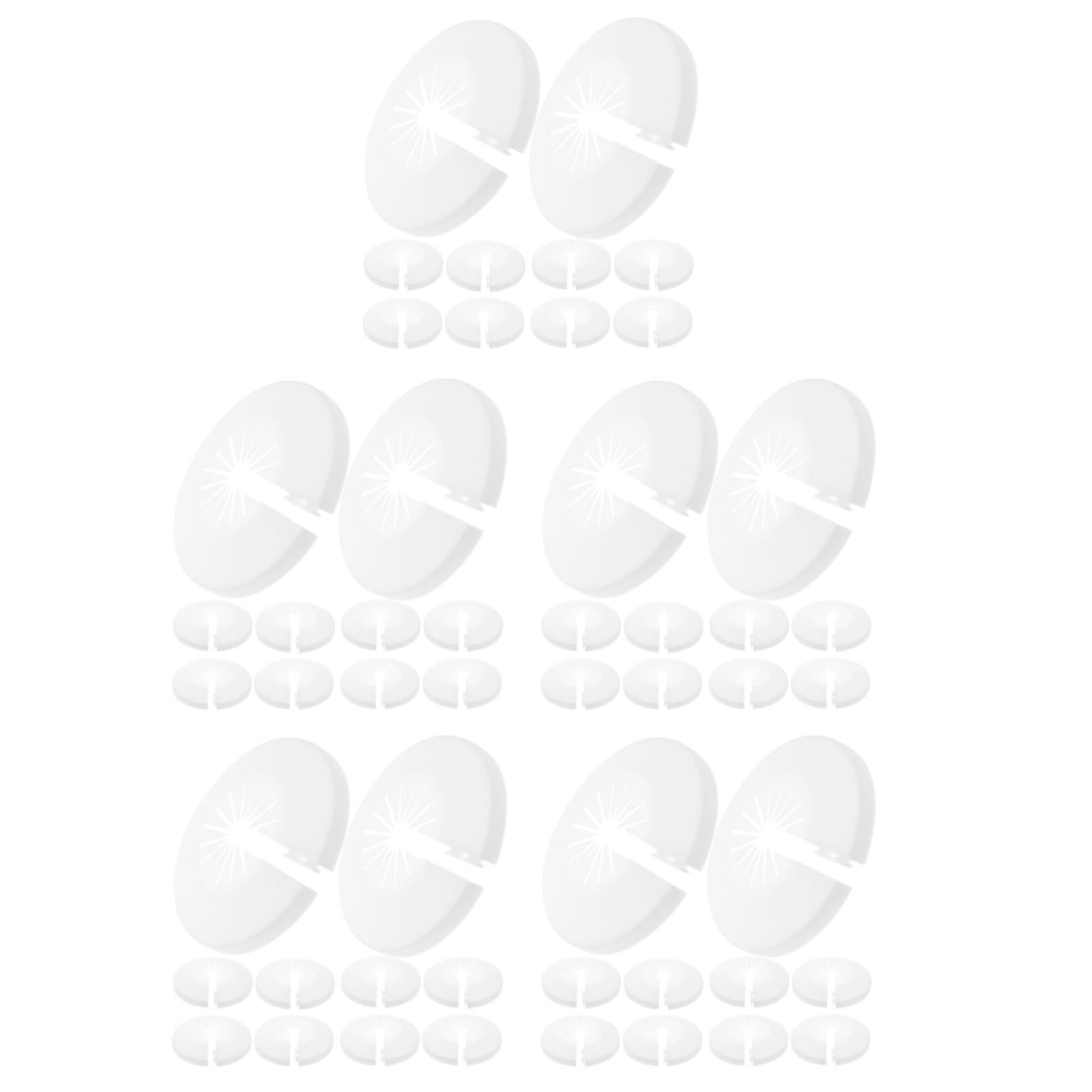 Masteelf 50 PCS Pipe Cover Decoration Plastic Water Pipe Drain Line ...