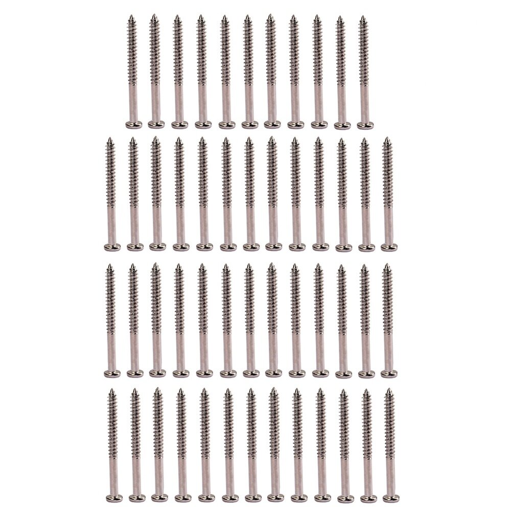 Masteelf 50 PCS/ Set Humbucker Pickup Screws Kit Mounting Screws for PB ...