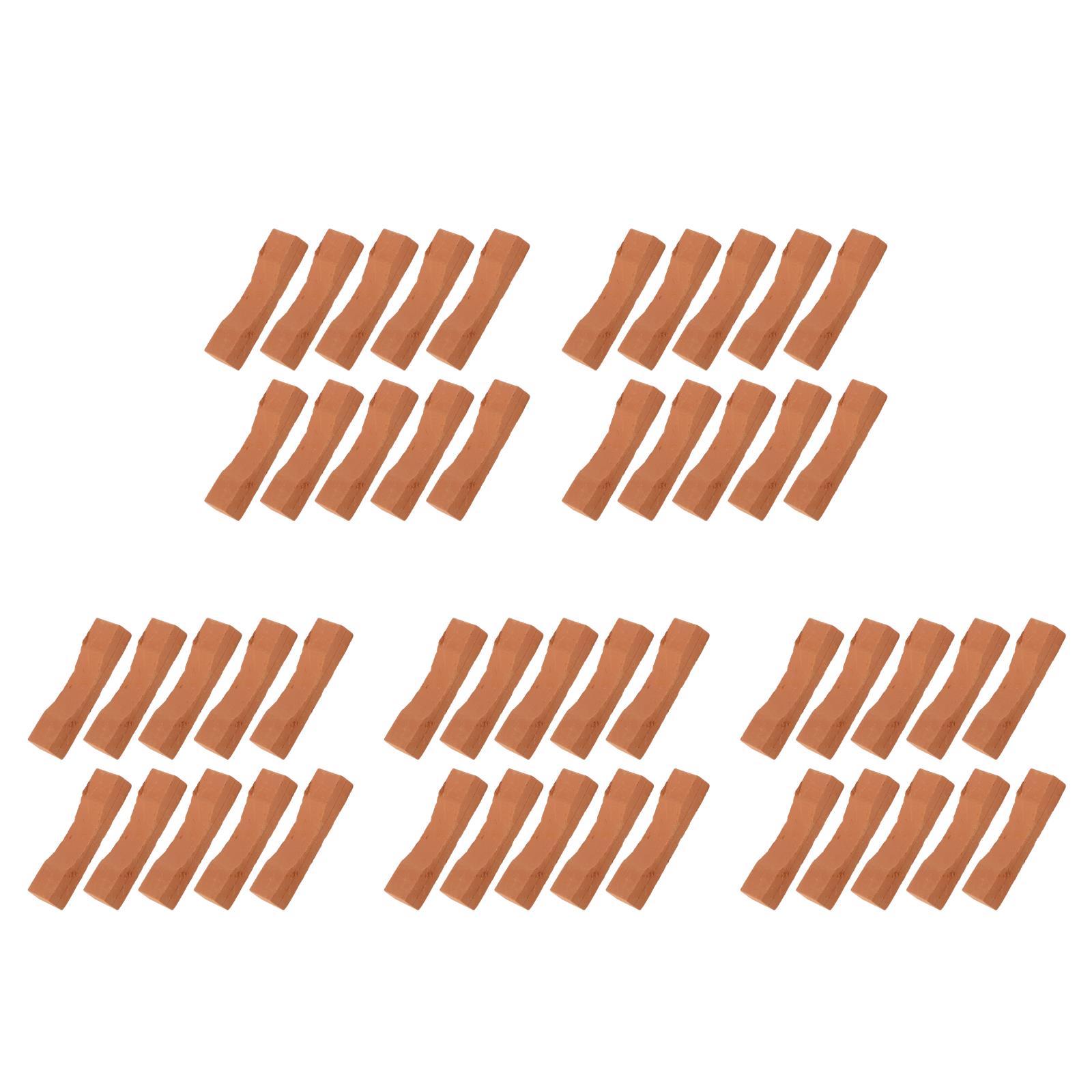 Masteelf 50 Pcs DIY Miniature Brick Models Simulation Mini Bricks ...